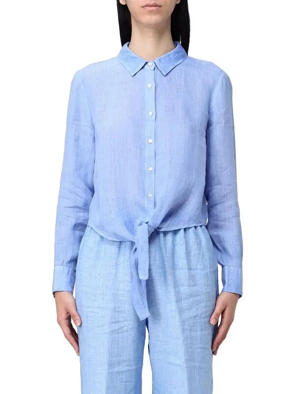 120% Lino Shirt - Avion