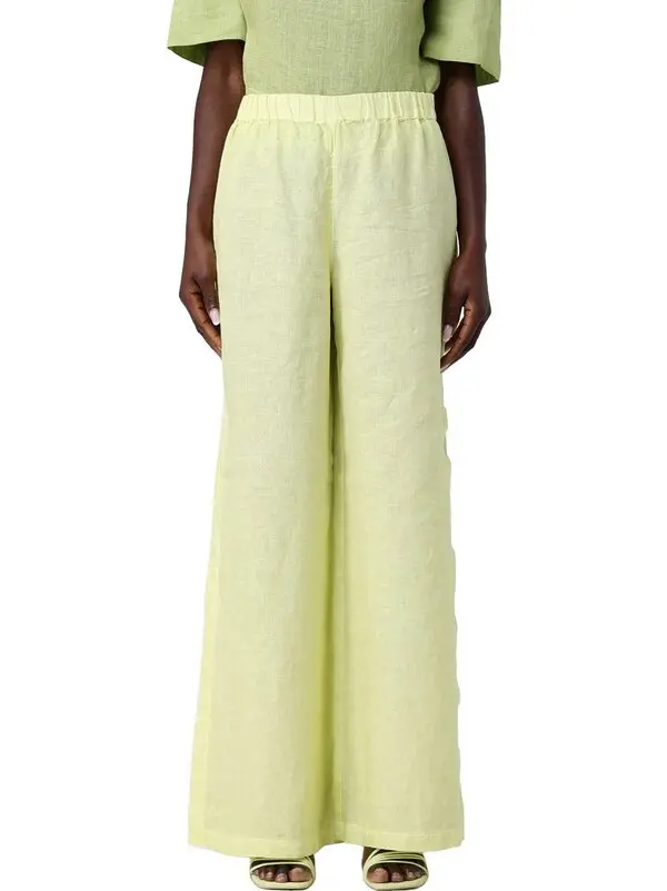120% Lino Linen Pants - Yellow