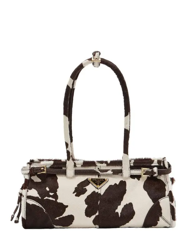 Prada Bonnie Medium Pony Hair Bag - Animal