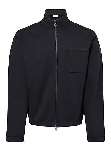 Moncler Patch Pocket Zip-up Cardigan - Blue