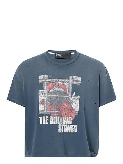 PALY HOLLYWOOD Mosquito Graphic-print Cotton T-shirt - Black