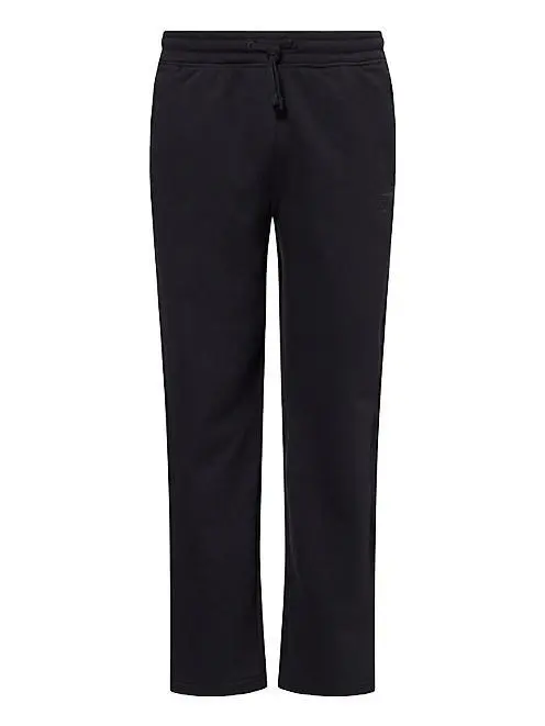 GYMSHARK Power Straight-leg Cotton-jersey Jogging Bottoms - Gs Black/gs Asphalt Grey