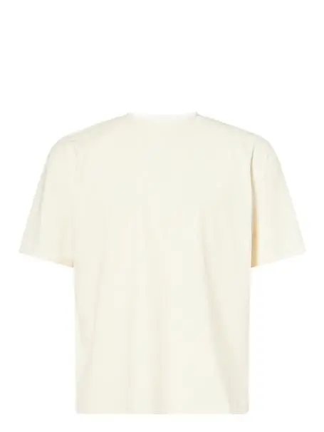 RAITH Tomas Textured Woven T-shirt - Ecru