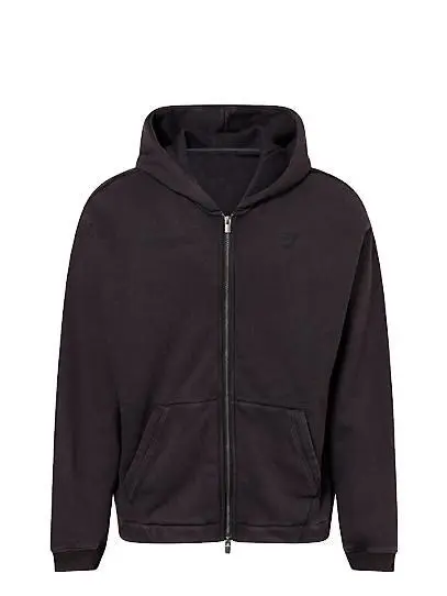 GYMSHARK Cotton-blend Zip-up Hoody - Gs Black/gs Black/wash