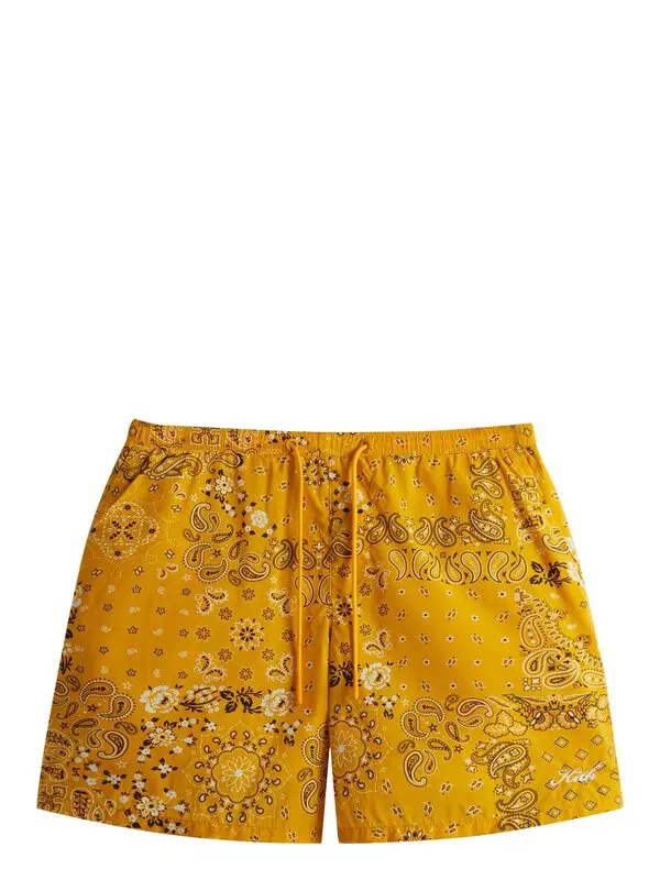 Kith Paisley Collins Swim Short - Yellow