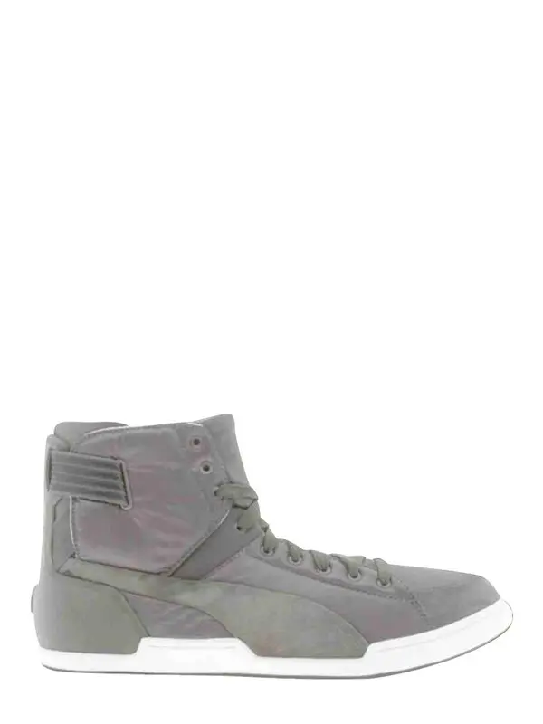PUMA Urban Mobility Flyer Mid Nylon Lace Up Sneakers - Grey