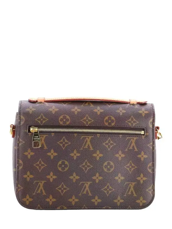 LOUIS VUITTON Monogram Canvas Pochette Metis Bag - Brown
