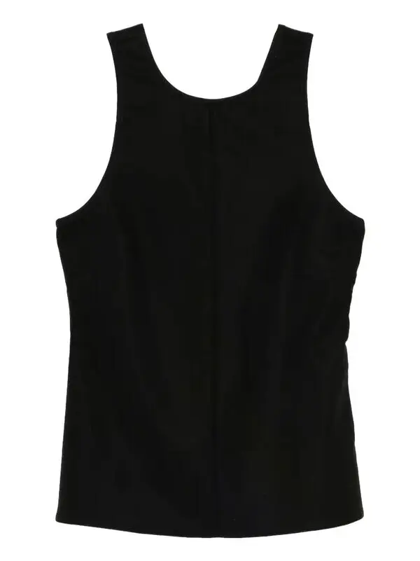 Co Collection Racer-back Tank Top - Black