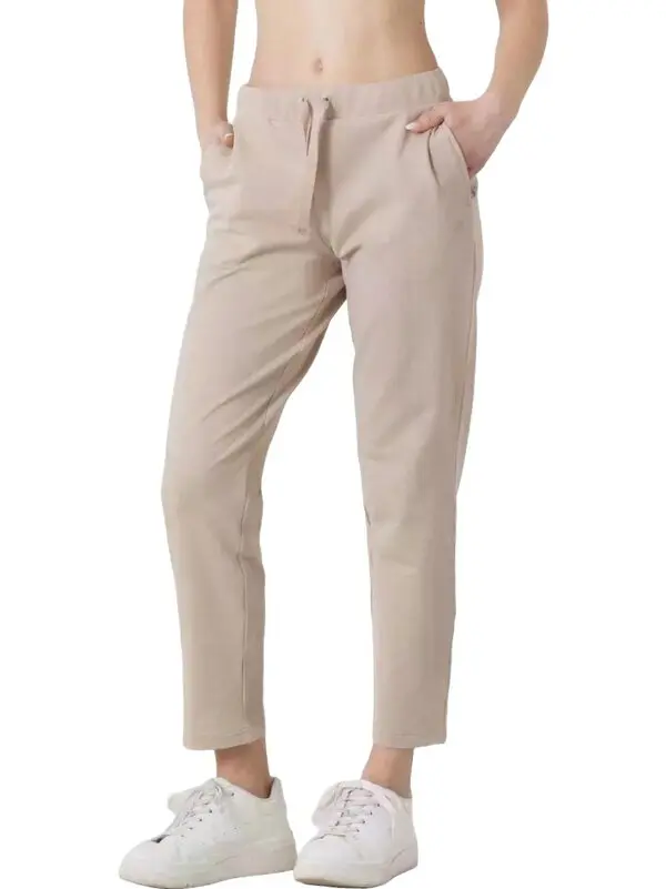 DIMENSIONE DANZA Beige Drawstring Track Pants - Neutrals