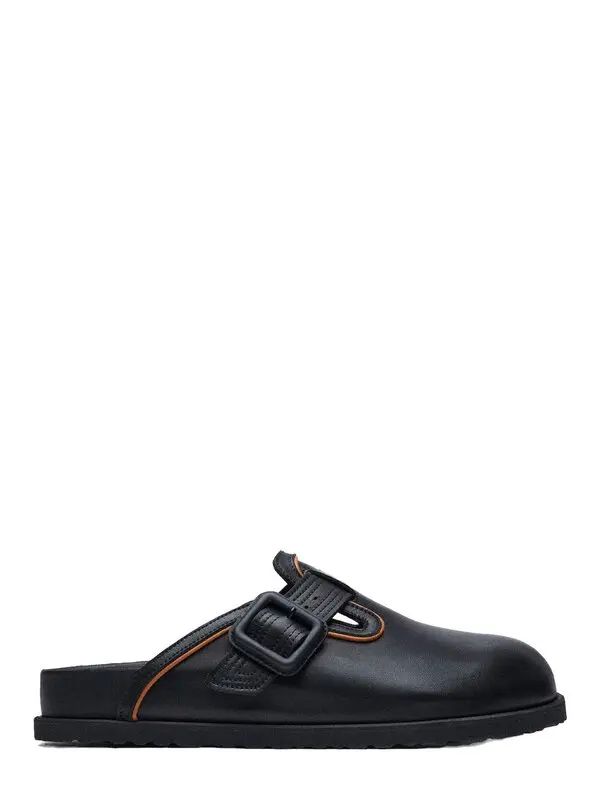 BIRKENSTOCK Boston Exquisite Nappa Leather Mule - Black