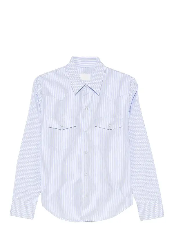 A.p.c. Western Striped Cotton Shirt - Blue