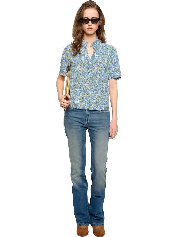 Zadig&Voltaire Topher Top - Natural