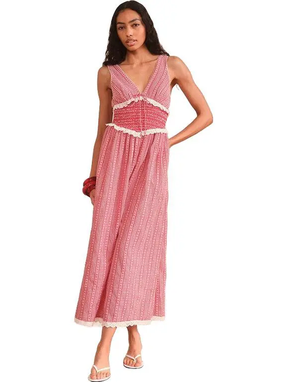 Saylor Karima Midi Dress - Stripe