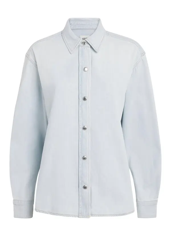 AGOLDE Theo Shirt - Blue