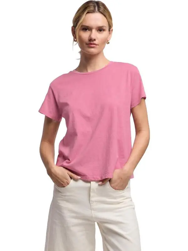Velvet By Graham & Spencer Tia Tee - Multicolor / Neutral / Purple