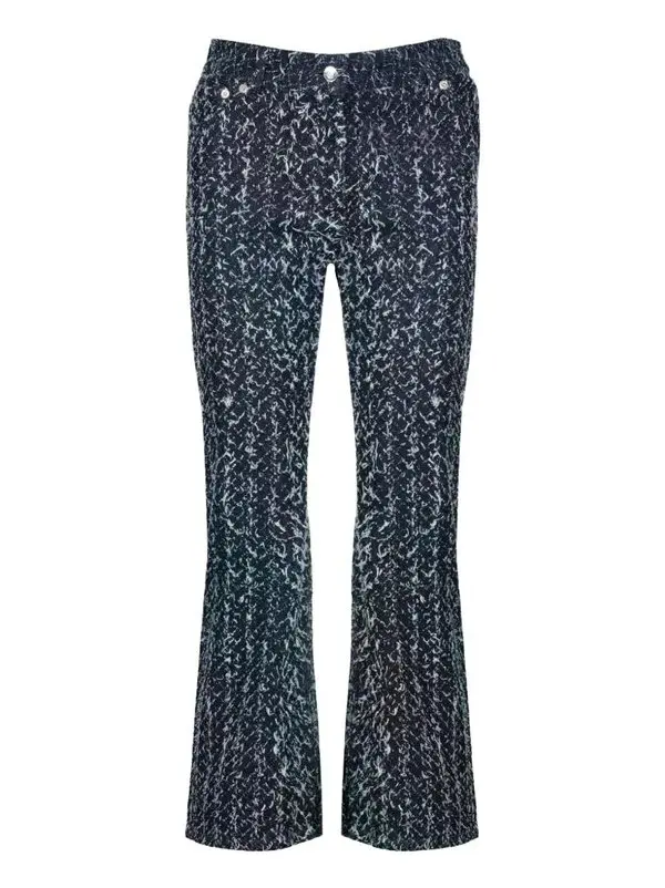 IRO PARIS Textured Bouclé Jeans - Blue