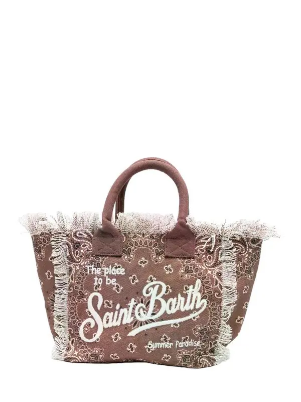 MC2 SAINT BARTH Colette Bandana Tote Bag - Brown