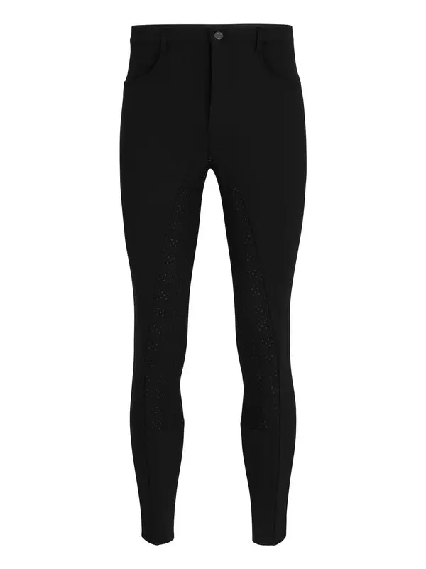 BOSS Equestrian Full-grip Breeches In Power-sport Fabric - Black