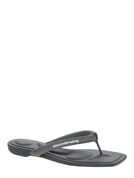 Alexander Wang Jenna Tubular Strap Flip Flop - Grey