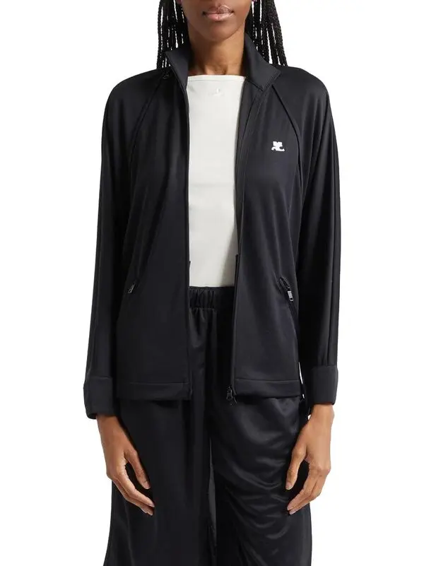 COURREGES Cutout Track Jacket - Black