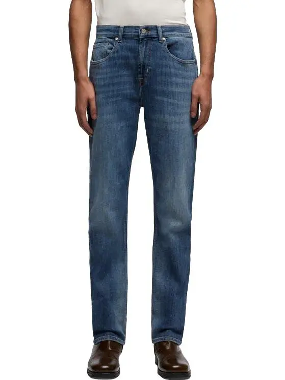7 For All Mankind Straight Leg Jeans - Covewash