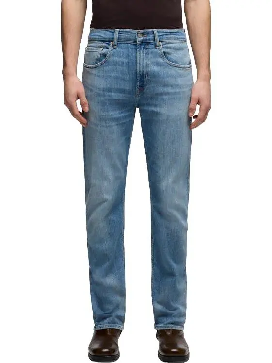 7 For All Mankind Straight Leg Jeans - Steelwater