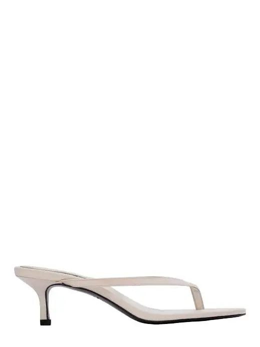 BLACK SUEDE STUDIO Tash 50 Mule - Coconut Leather