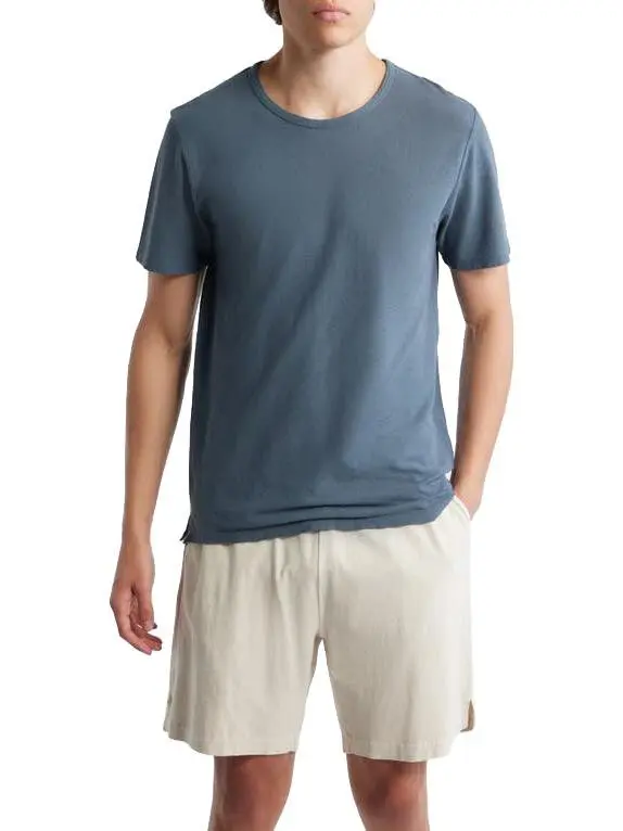 ALEX CRANE Organic Cotton Crewneck T-shirt - Lake