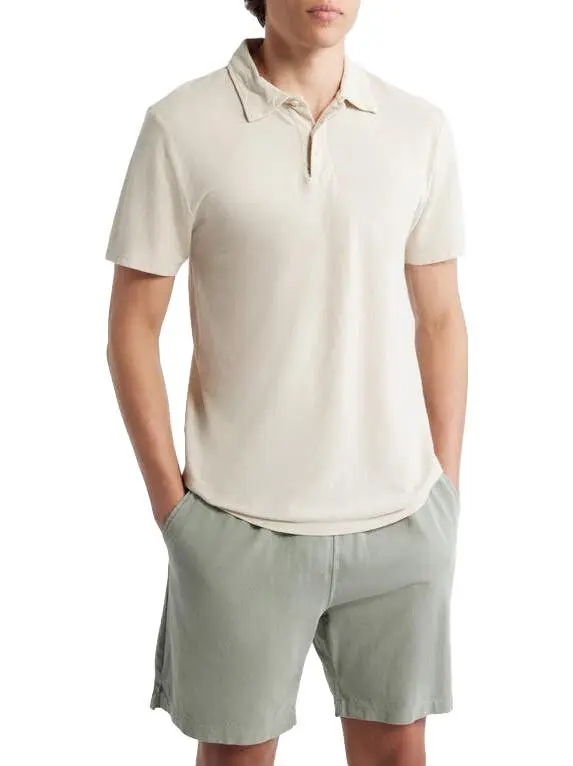 ALEX CRANE Organic Cotton Polo - Cream