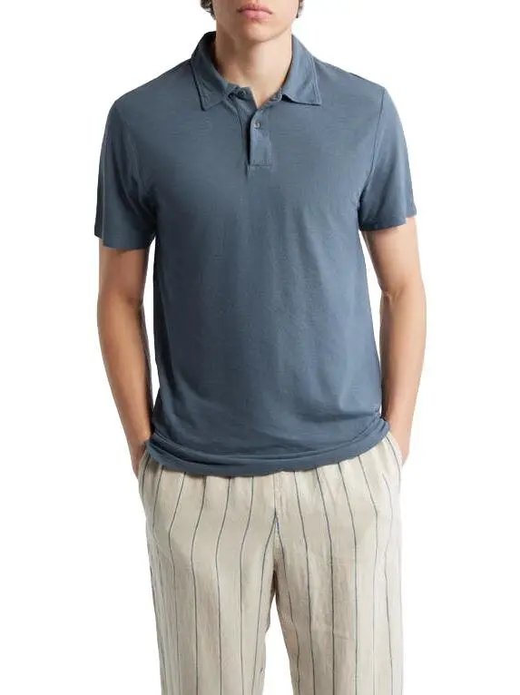 ALEX CRANE Organic Cotton Polo - Lake