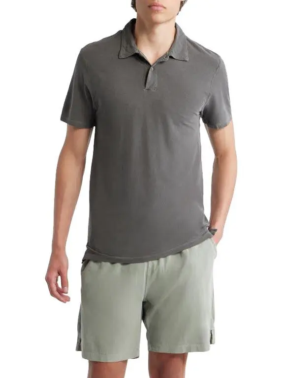 ALEX CRANE Organic Cotton Polo - Slate