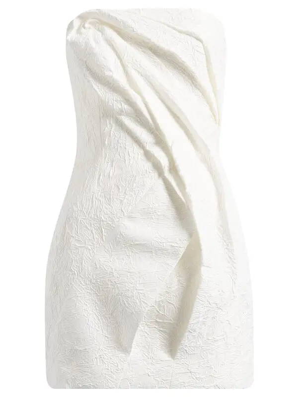 Acler Brigetty Strapless Mini Dress - Ivory