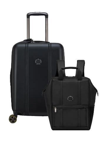 DELSEY PARIS Cadence 2-piece Luggage Set - Deep Black