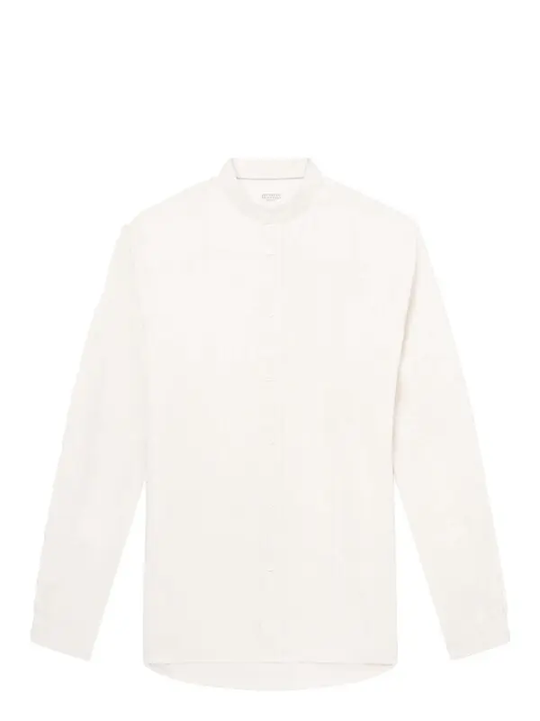 Brunello Cucinelli Linen Shirt - Cream