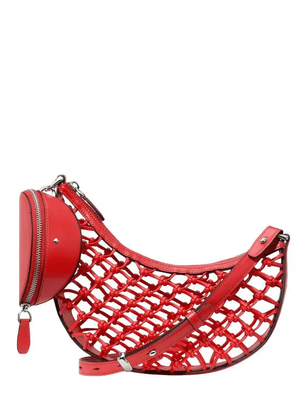 Kate Spade New York Duo Woven Crossbody Bag - Heirloom Tomato