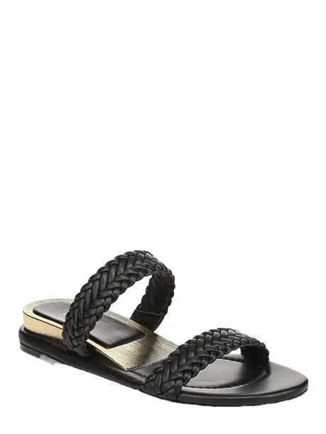 Franco Sarto Maggie Two-strap Wedge Sandal - Black
