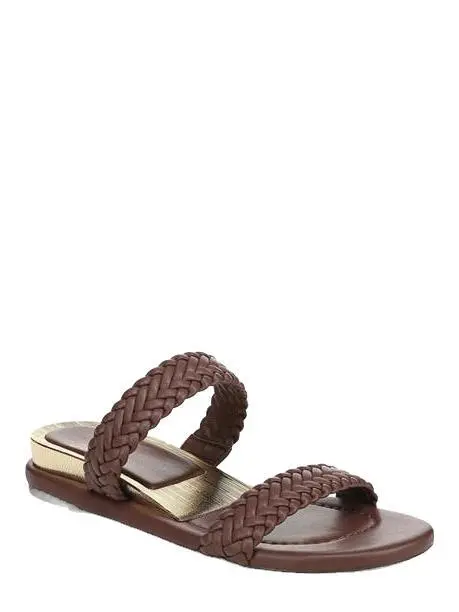 Franco Sarto Maggie Two-strap Wedge Sandal - Coffee Bean
