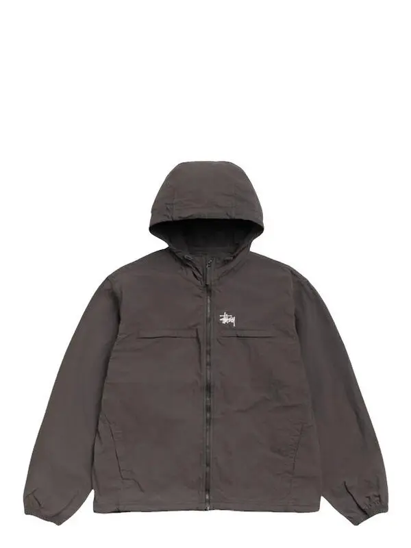 StÜssy Lightweight Hooded Jacket - Brown