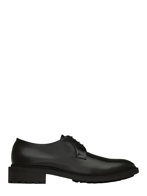 Saint Laurent Antoine Derbie Shoes - Black