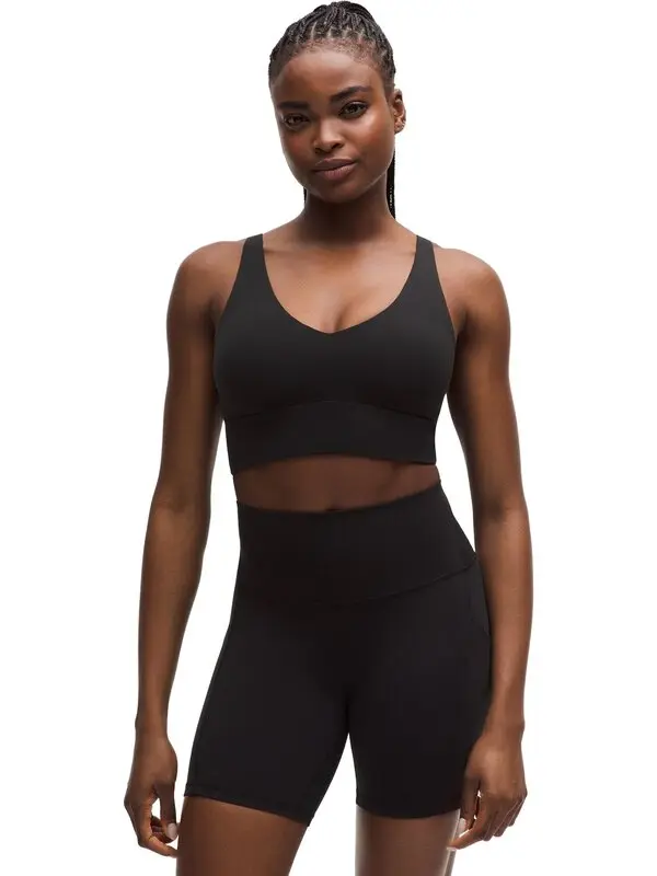 Lululemon Focuser V-neck Bra - Black