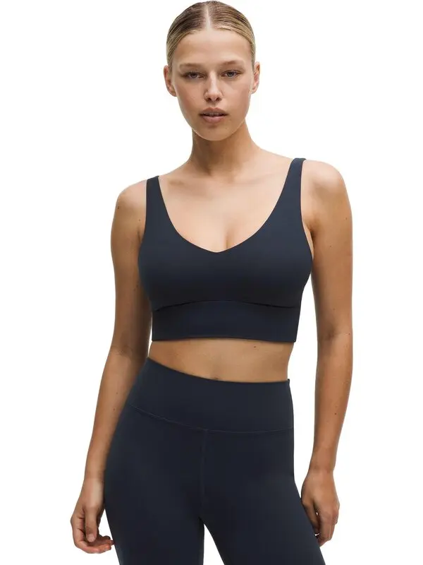 Lululemon Focuser V-neck Bra - True Navy