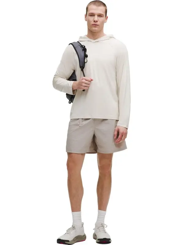 Lululemon Uv-protective Water-repellent Hiking Shorts - Downtown Tan