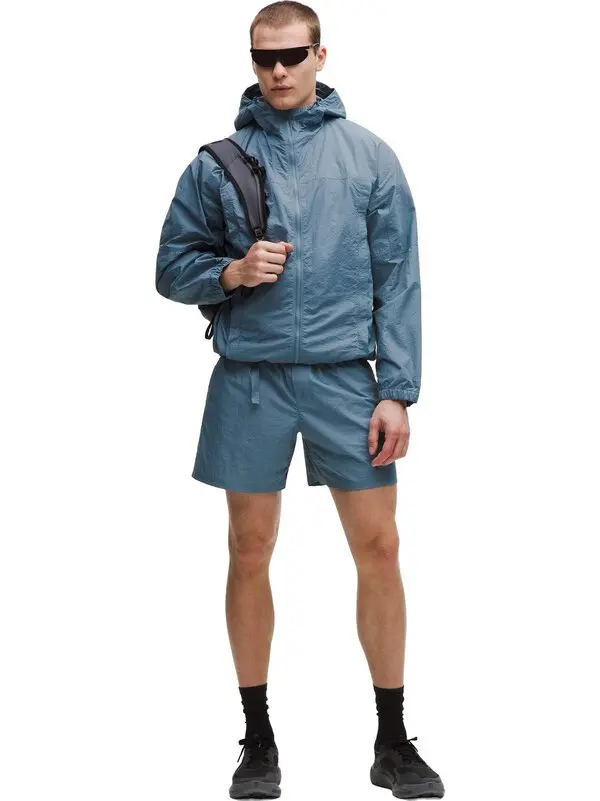 Lululemon Uv-protective Water-repellent Hiking Shorts - Steel Blue
