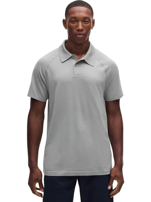 Lululemon Metal Vent Tech Polo Shirt - Feather Grey/feather Grey