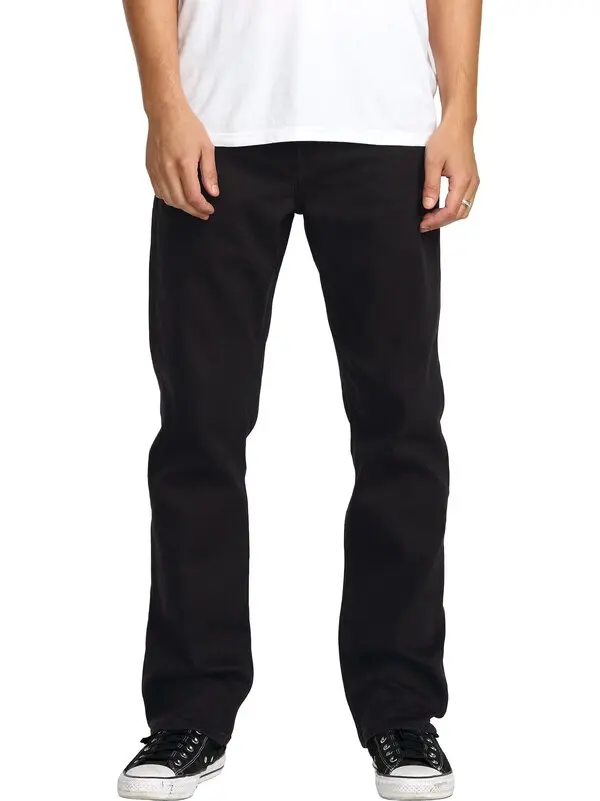 Volcom Entertainment Pennywise Denim Pants - Black On Black