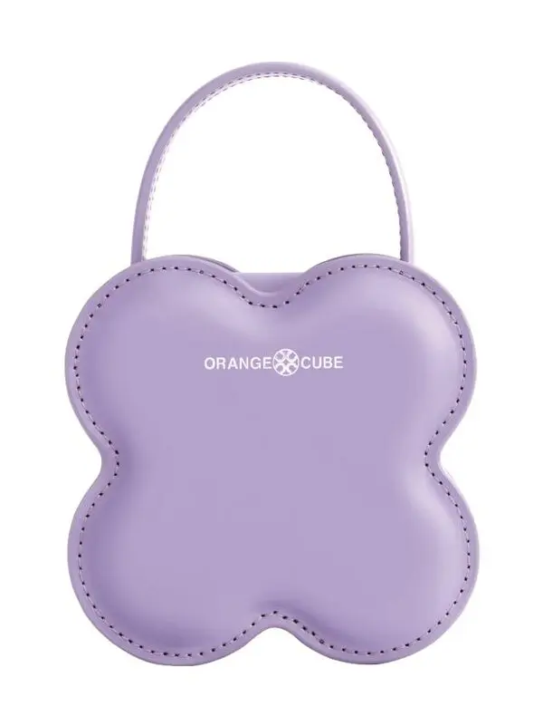 ORANGE CUBE Small Lucky Clover Handbag - Purple
