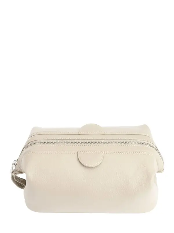 ROYCE NEW YORK Classic Toiletry Bag Dopp Kit - Taupe