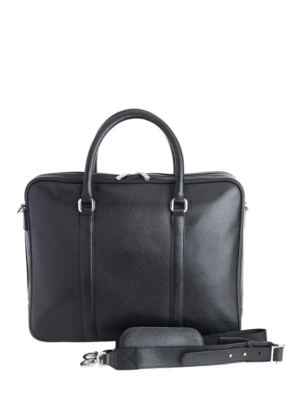 ROYCE NEW YORK Executive 13" Laptop Briefcase - Black