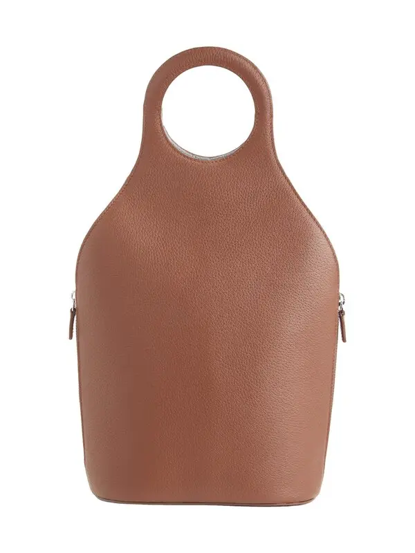 ROYCE NEW YORK Double Wine & Champagne Bottle Tote - Tan