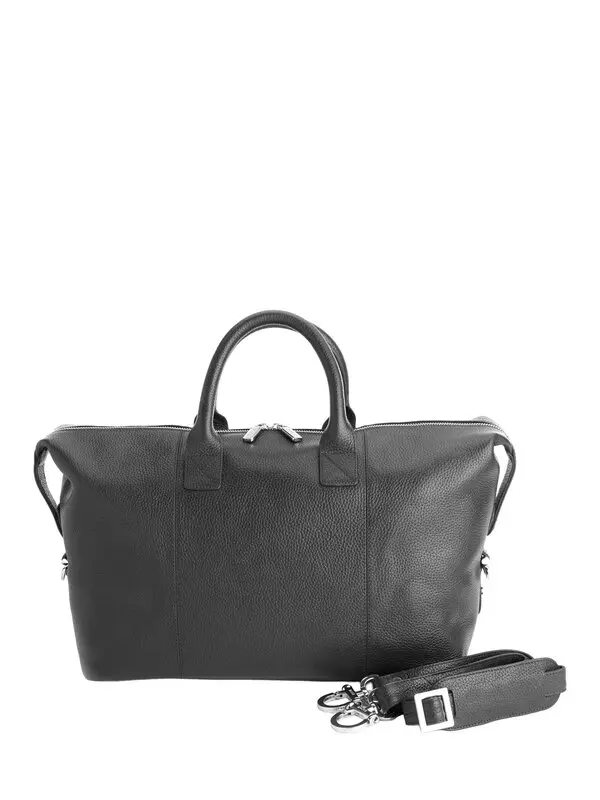 ROYCE NEW YORK Executive Overnight Travel Duffel Bag - Black